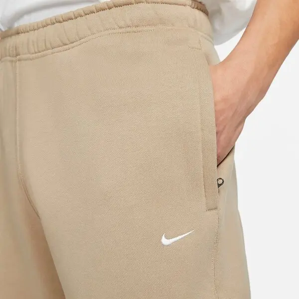 Nike Solo Swoosh Sweatpants 'khaki - Khaki/white