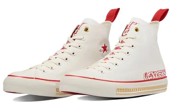 CONVERSE Chuck Taylor All Star Hi 'nissin Cup Noodle' Sneakers - White/red