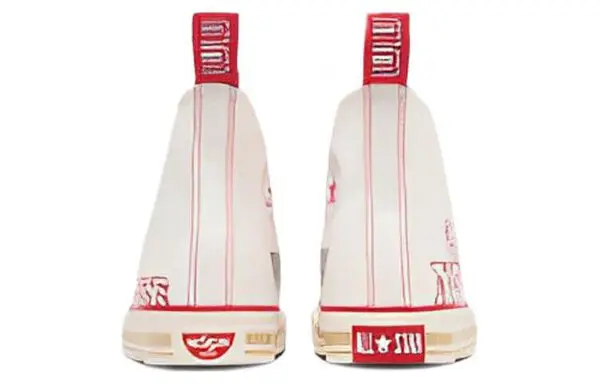 CONVERSE Chuck Taylor All Star Hi 'nissin Cup Noodle' Sneakers - White/red