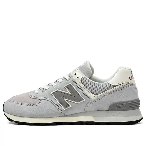 NEW BALANCE 574 "rain Cloud White" Sneakers - Gray/white