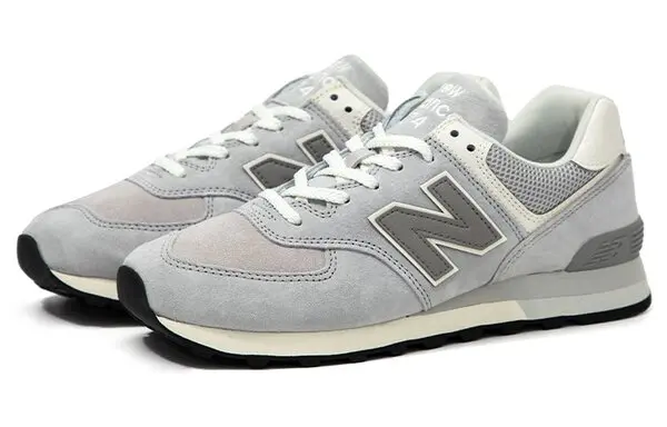 NEW BALANCE 574 "rain Cloud White" Sneakers - Gray/white