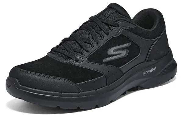 Sketchers Go Walk 6 Lace-up Round Toe Flat Shoes