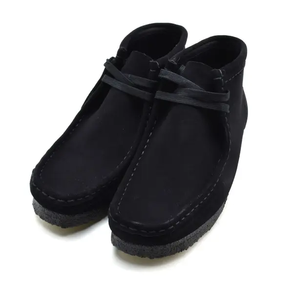 Clarks Wallabee Boots Suede - Black
