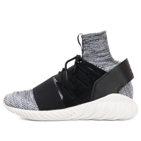 Adidas Tubular Doom Primeknit "grey Black" High Top Sneakers - Core Black/tech Ink