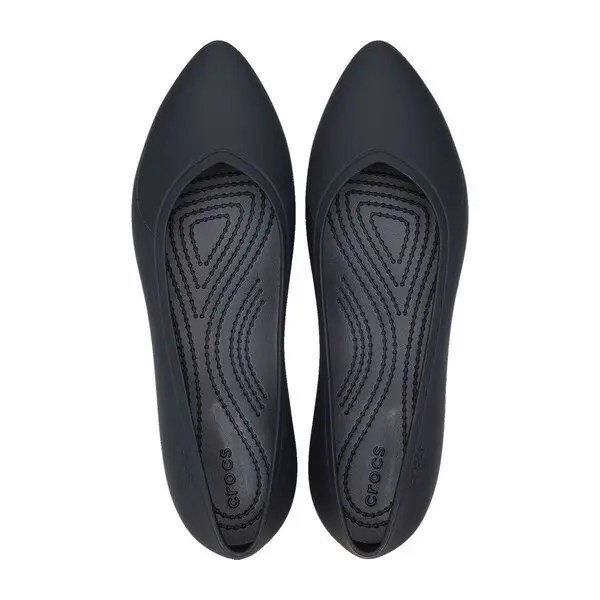 CROCS Brooklyn Pointed Flats - Black