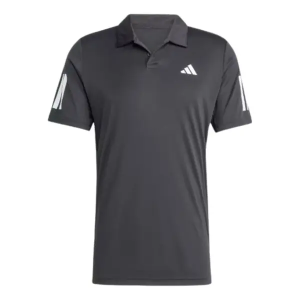 Adidas Club Tennis 3-stripes Polo Shirt Asia Sizing 'black White - Black/white