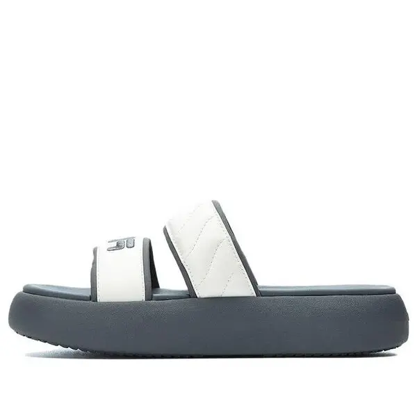 FILA Dount Platform Slide Sandals - Grey