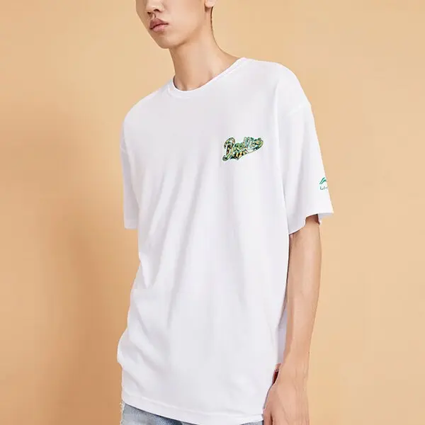 LI-NING Paris Fashion Week Series Subject Element Printing Short Sleeve
