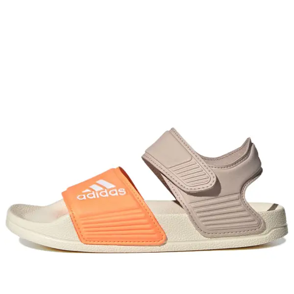 Adidas Adilette Sandals - Wonder Taupe/orange