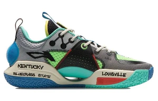 LI-NING Wade All City "hometown" Sneakers - Grey/black