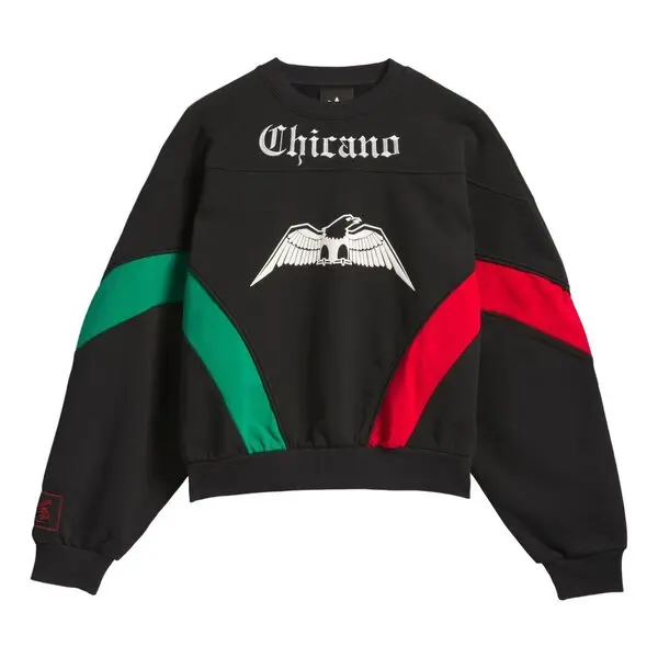 Adidas X Willy Chavarria Bball Fleece Crewneck Sweatshirt - Black