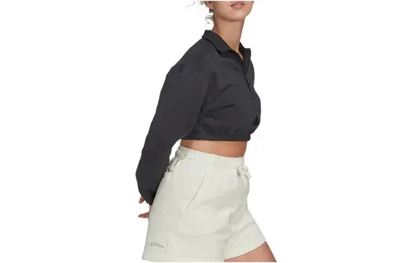 Adidas Cropped Half-zip Sweatshirt