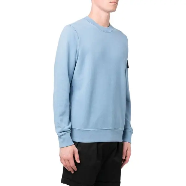 Stone Island Crewneck Sweatshirt - Light Blue