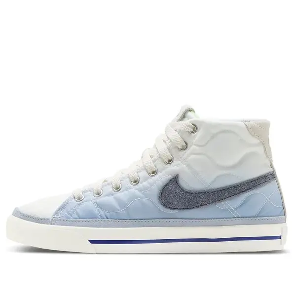 Nike Court Legacy Skate Mid Top Sneakers - White/blue