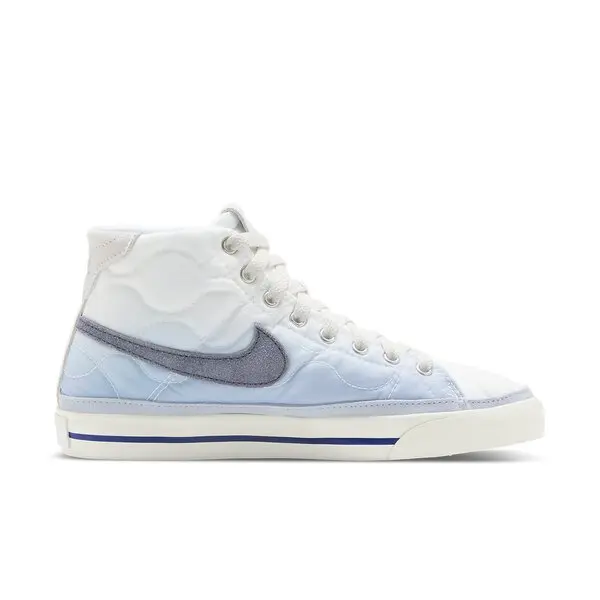Nike Court Legacy Skate Mid Top Sneakers - White/blue