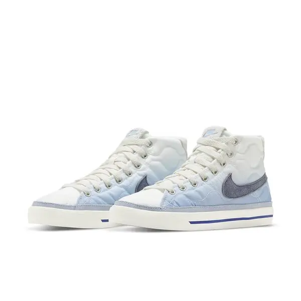 Nike Court Legacy Skate Mid Top Sneakers - White/blue