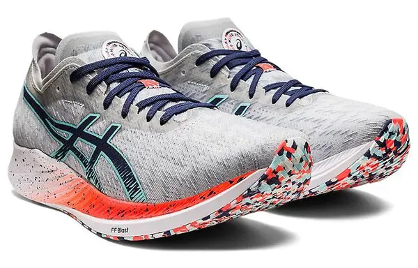 Asics Magic Speed "celebration Of Sport Pack" Athletic Sneakers - Grey/blue