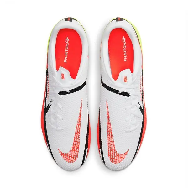 Nike Phantom Gt2 Academy Ag Artificial Grass Cleats - White/red