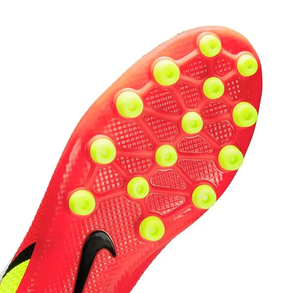 Nike Phantom Gt2 Academy Ag Artificial Grass Cleats - White/red