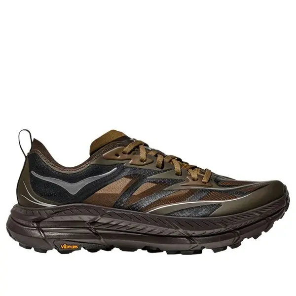 Hoka One One Mafate Speed 4 Lite Athletic Sneakers - Tree Bark/cast Iron