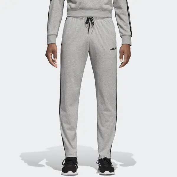 Adidas Printing Knit Drawstring Sports Pants Gray