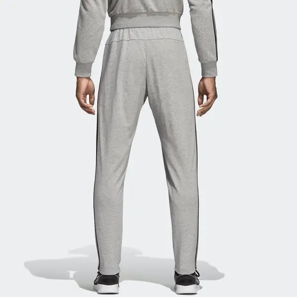Adidas Printing Knit Drawstring Sports Pants Gray