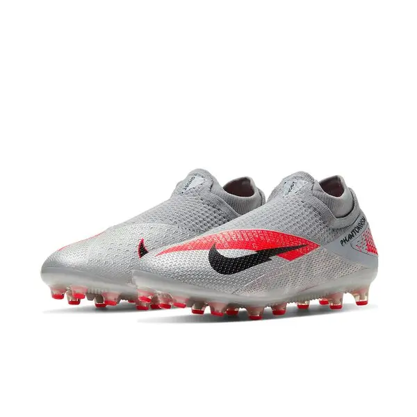 Nike Phantom Vision 2 Elite Football Boots - Grey/orange