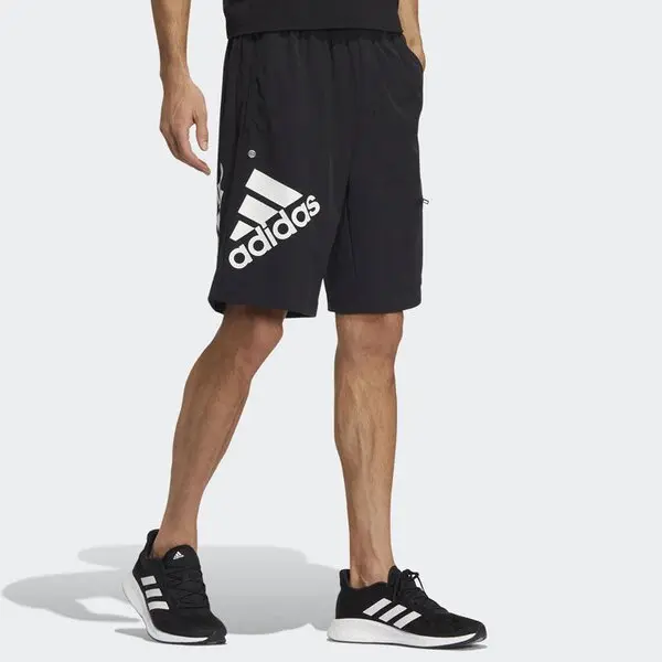 Adidas Alphabet Logo Straight Sports Shorts