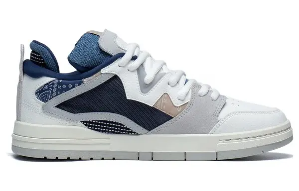 LI-NING Wave Pro Aect009-3 "special Story" Sneakers - White/grey/blue