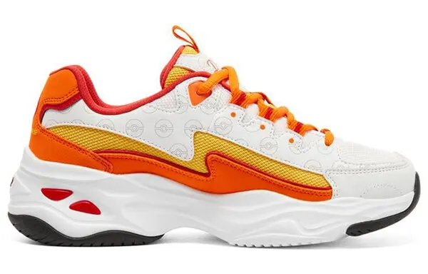 Sketchers D'lites 4.0 "white Orange" Sneakers