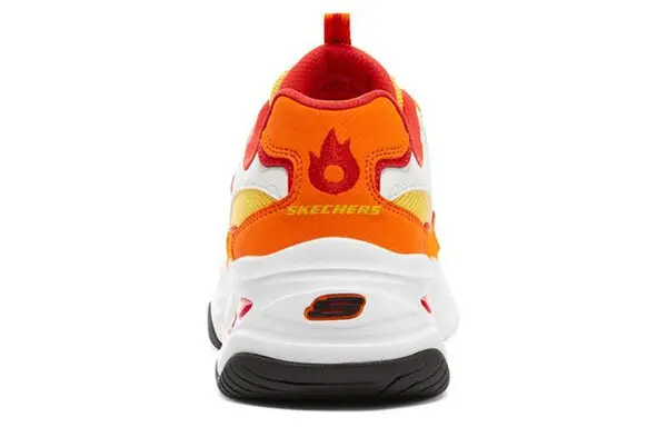 Sketchers D'lites 4.0 "white Orange" Sneakers