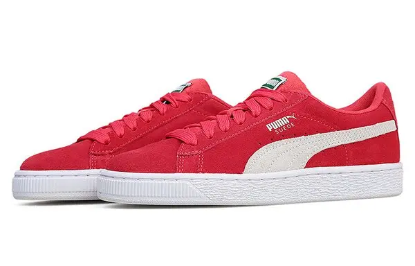 PUMA Suede Jr Sneakers - Red/white