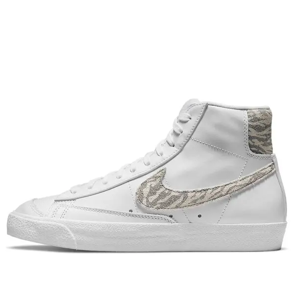 Nike Blazer Mid '77 Se High Top Sneakers - White/grey