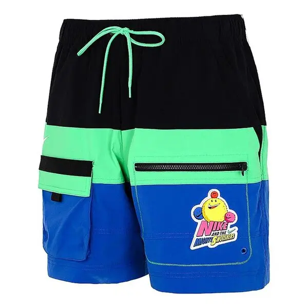 Nike Colorblock Sports Shorts - Blue