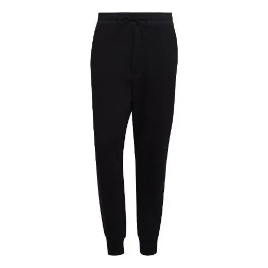 Adidas Y-3 3-stripes Terry Cuffed Pants - Black