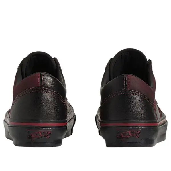 VANS X Tania Cruz Old Skool Premium Sneakers - Dark Red/black