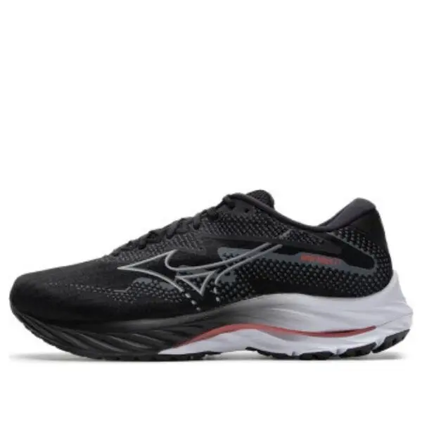 Mizuno Wave Rider 27 Sneakers - Black/white/grey