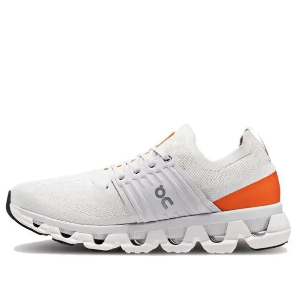 On Cloudswift 3 "ivory Flame" Sneakers - Ivory/flame