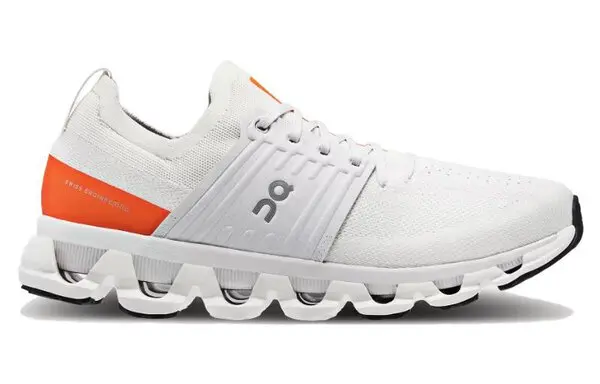 On Cloudswift 3 "ivory Flame" Sneakers - Ivory/flame