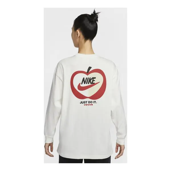 Nike Oversized Long Sleeve T-shirt - Sail