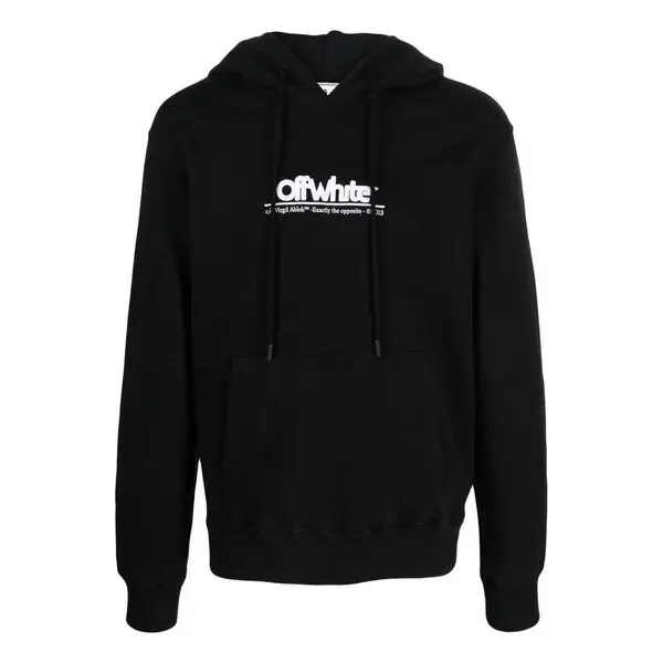Off-White Logo Hoodie - Black