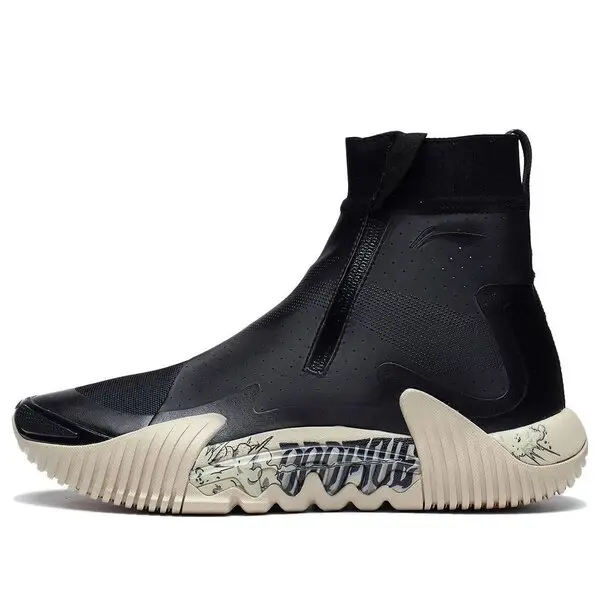 LI-NING Badfive 2 Wntr High Top Sneakers - Black/tan