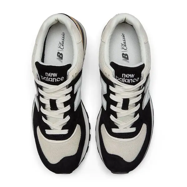 NEW BALANCE 574 Legacy Low Top Sneakers - Black/white/brown