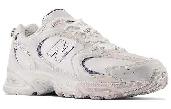NEW BALANCE 530 Lace Up Sneakers - White/gray