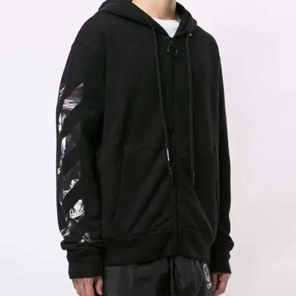 Off-White Caravaggio Square Slim Zip Hoodie /multicolor