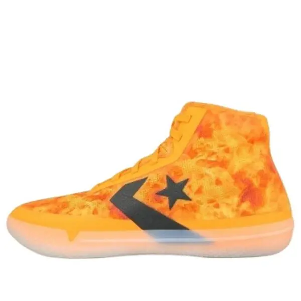 CONVERSE All Star Pro Bb "flames" High Top Sneakers - Orange/black