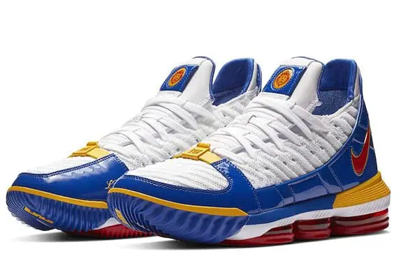 Nike Lebron 16 "superbron" High Top Sneakers - Red/white/blue