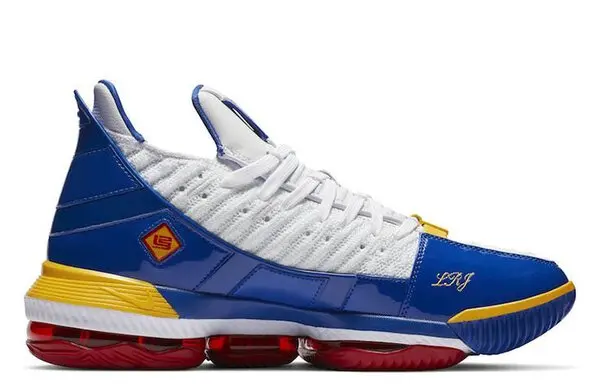 Nike Lebron 16 "superbron" High Top Sneakers - Red/white/blue