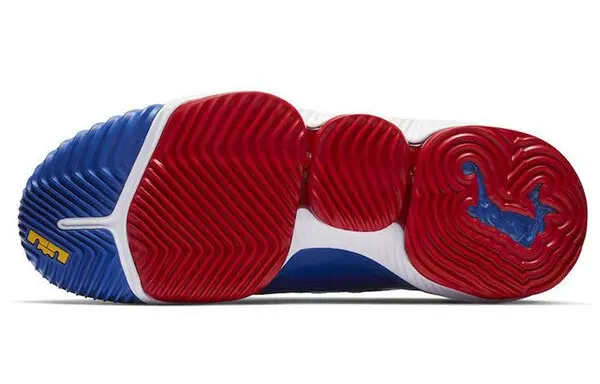 Nike Lebron 16 "superbron" High Top Sneakers - Red/white/blue