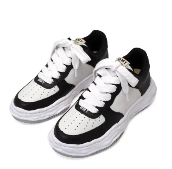 Mihara Yasuhiro Wayne Og Sole Leather Low-top Sneakers